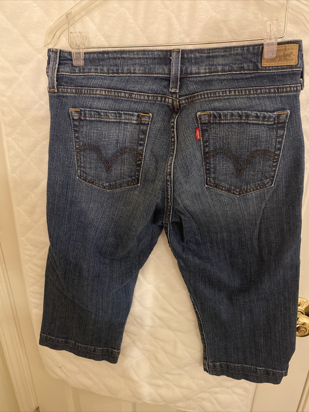 Levi's Women's 545 Denim Capri Cropped Pants Medium W… - Gem