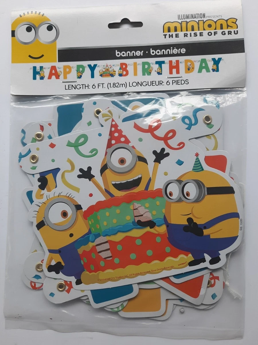 Minion Happy Birthday Banner