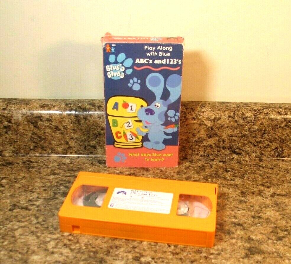 Blues Clues ABCs and 123s Nick Jr VHS 1999 | Grelly USA