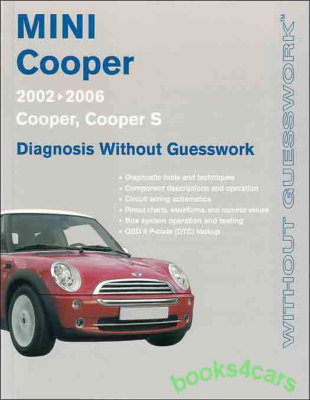MINI COOPER SHOP MANUAL DIAGNOSIS REPAIR SERVICE GUESSWORK BOOK | eBay ...