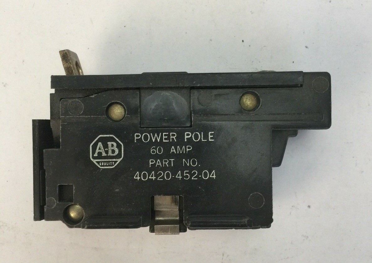 ALLEN BRADLEY 40420-452-04 POWER POLE 60AMP | eBay
