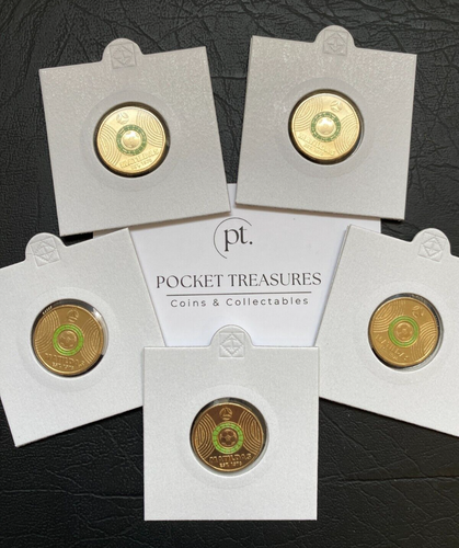 2023 $2 Matildas Coloured Coin -Light Green 2 dollar RAM - free postage | eBay