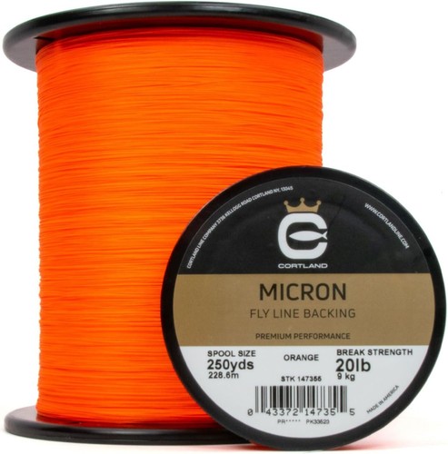 CORTLAND Micron Durable Tight Round Braid Smooth 20 LB / 250 YDS ...