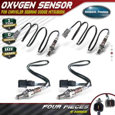 4x Upstream & Downstream O2 Oxygen Sensors for Chrysler Sebring ...