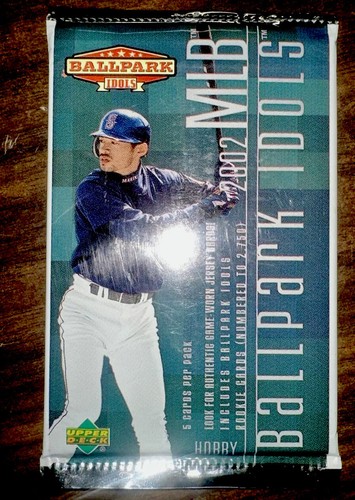 2002 UPPER DECK MLB BALLPARK IDOLS BASEBALL Factory Sealed HOBBY PACK LOT OF 5 | eBay