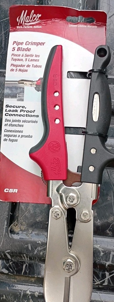 Malco 4 pc Tool Set. Hi Quality Ductwork Tools ( TS1, HC1, C5R, TY4G ...