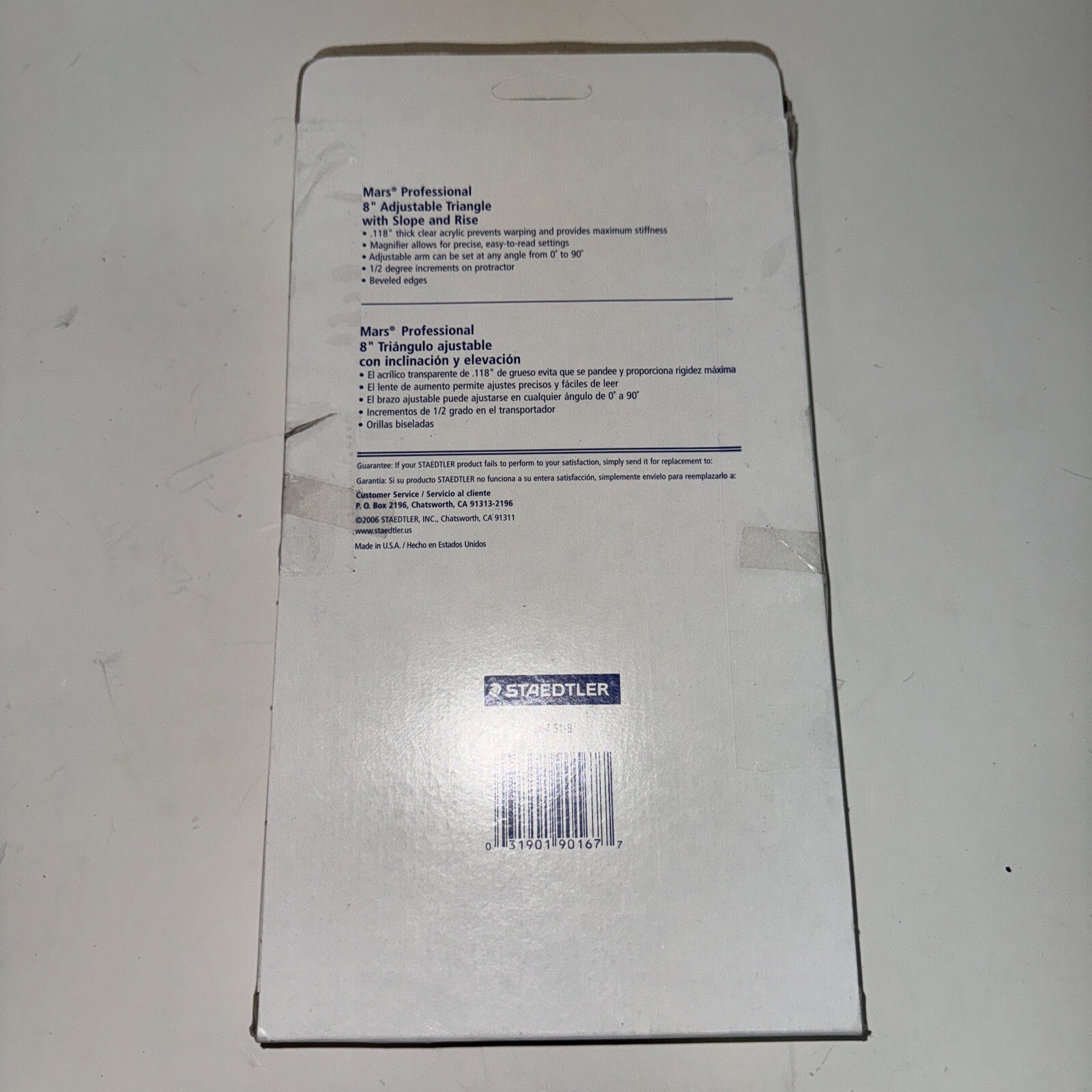 Staedtler Mars Adjustable Triangle with Slope & Rise 8” - 964 51-8 | eBay