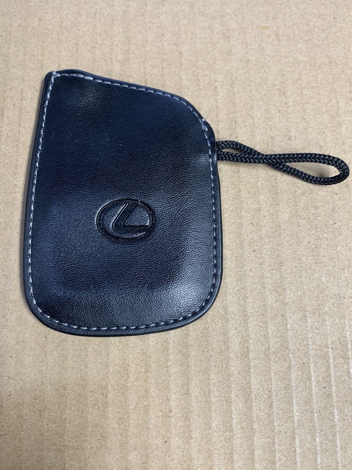 Lexus Smart Key Remote Fob Leather Cover Pouch Case OEM Black | eBay