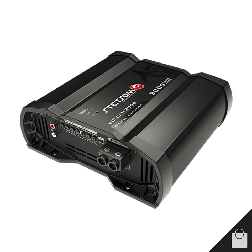 Stetsom Vulcan 3000 1 Ohm Amplifier 3K Amp Bass & Voice Car - 3-5 Day ...