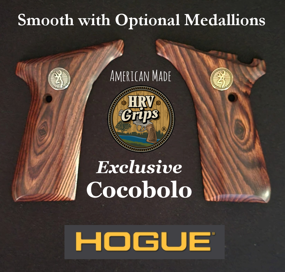 Browning Buckmark UFX HRV Grips® Custom Hogue Cocobolo Smooth Optional ...