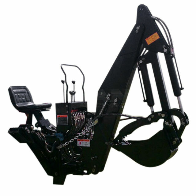 Titan Attachments LW6A 6' ft 3 Point Backhoe with Thumb Excavator for ...