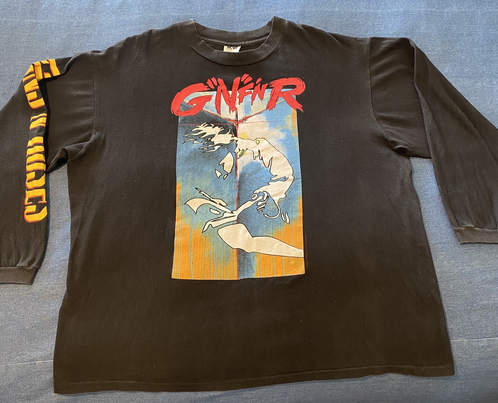 Vintage 1989 Guns N Roses GNFNR ACME T Shirt Long Sle… - Gem