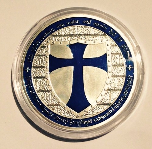 Templar Knights Cross-Part of set of 14 (T3 BLUE/SILVER) | eBay Australia