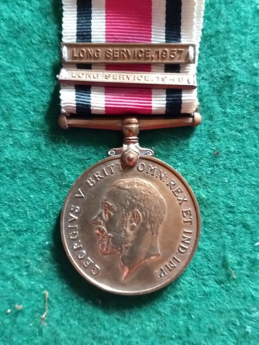 George V Special Constable's Long Service medal ~ Issued ~ 1948 & 1957 ...