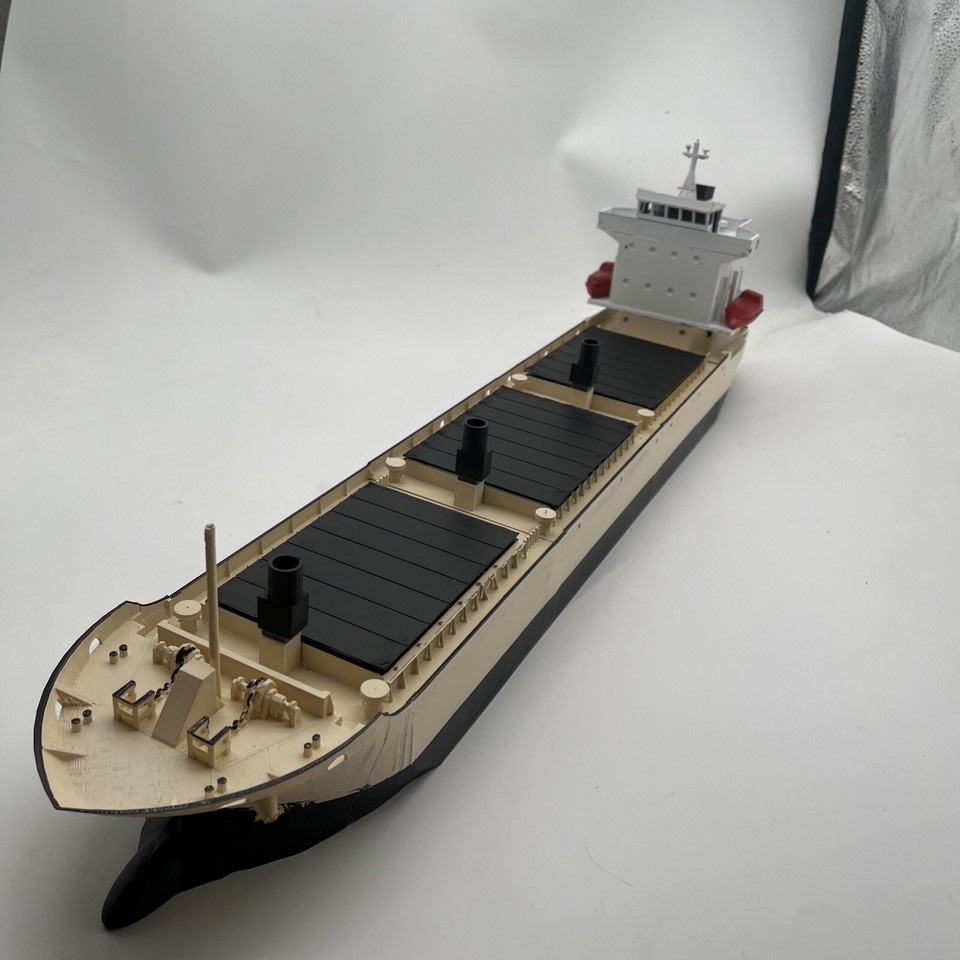 Unpainted/ Unassembled Version, ho scale built Bulk Cargo Ship 28” Long ...