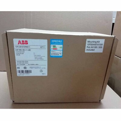 1PC New ABB AX185-30-11-80 AX185301180 Contactor In Box#QW | eBay