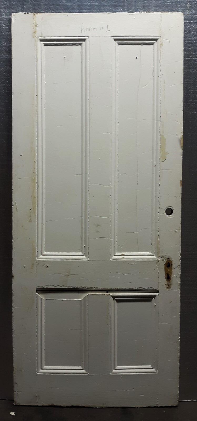 32x78.5"x1.5" Antique Vintage Victorian SOLID Wood Wooden Interior Door ...