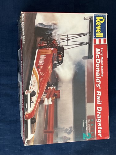 REVELL 1:25 LARRY MINOR RACING MCDONALDS RAIL DRAGSTER MODEL BOX | eBay
