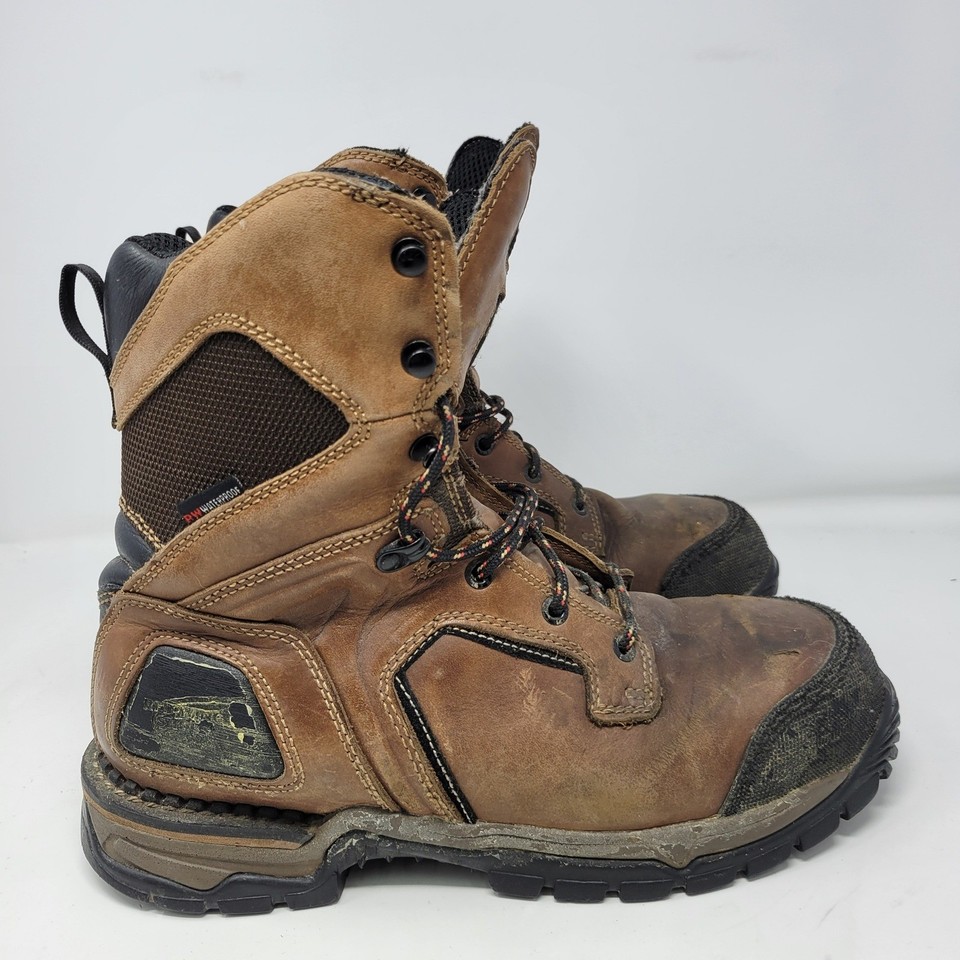 Red Wing Shoes 2409 Men's Work Boots Size 9.5 D ASTM F241311 EH Vibram ...