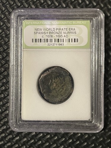 New World Pirate Era Spanish Bronze Nummis,,c.1608-1695 Ad | eBay