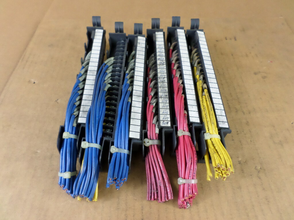 Lot of 6 Allen-Bradley 1771-WH Buchanan AB21WXM 21-Terminals Wiring ...