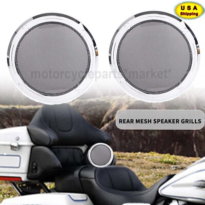 Chrome Rear Tour Pack Speaker Cover For Harley Electra Road Glide ...