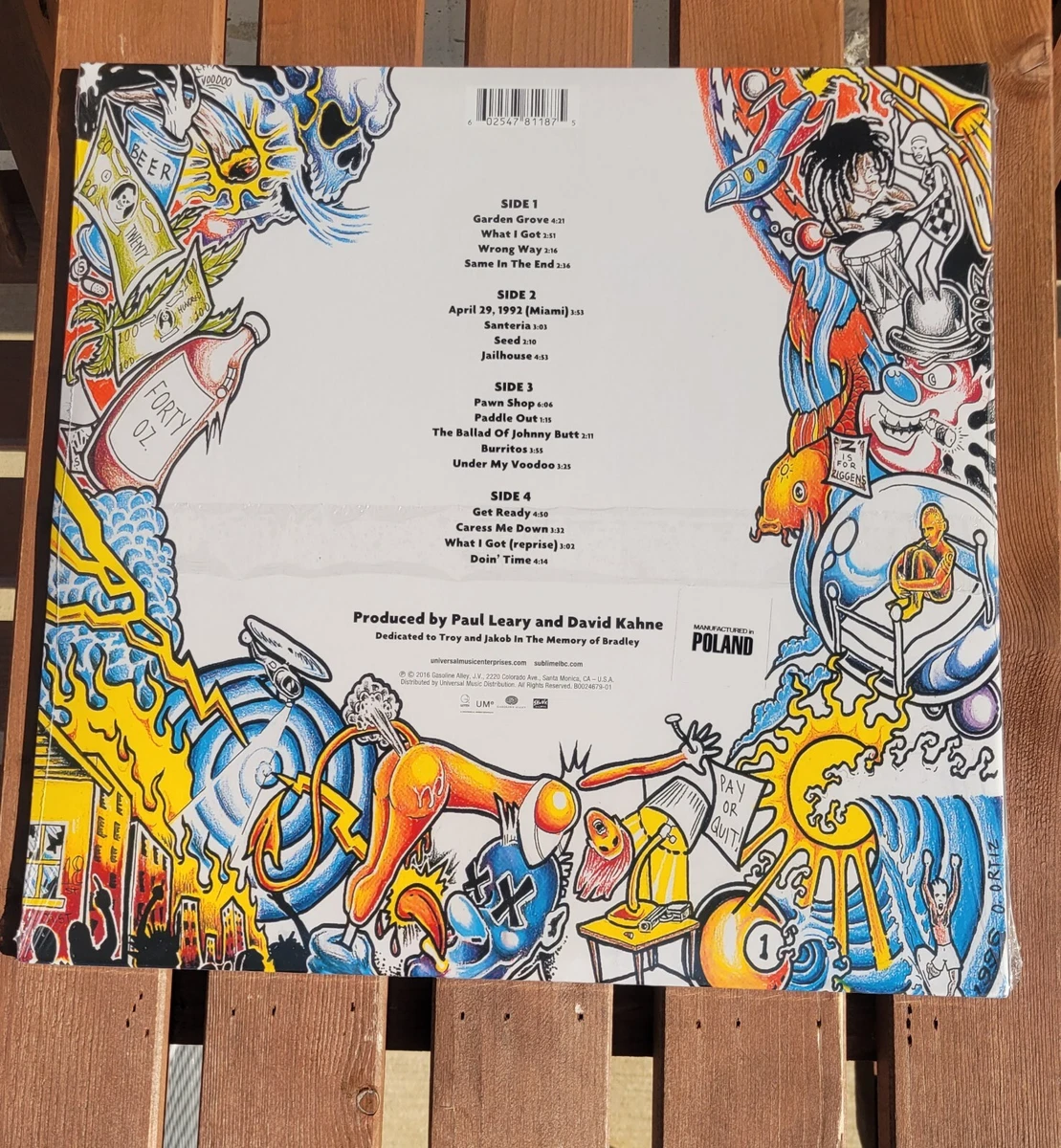 Sublime Self Titled Album Art