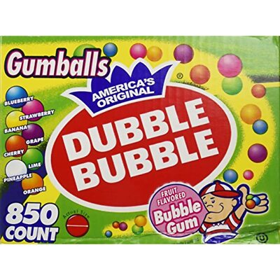 Dubble Bubble-Gumballs 1" in Diameter Variety Pack, 850 Gumballs | eBay