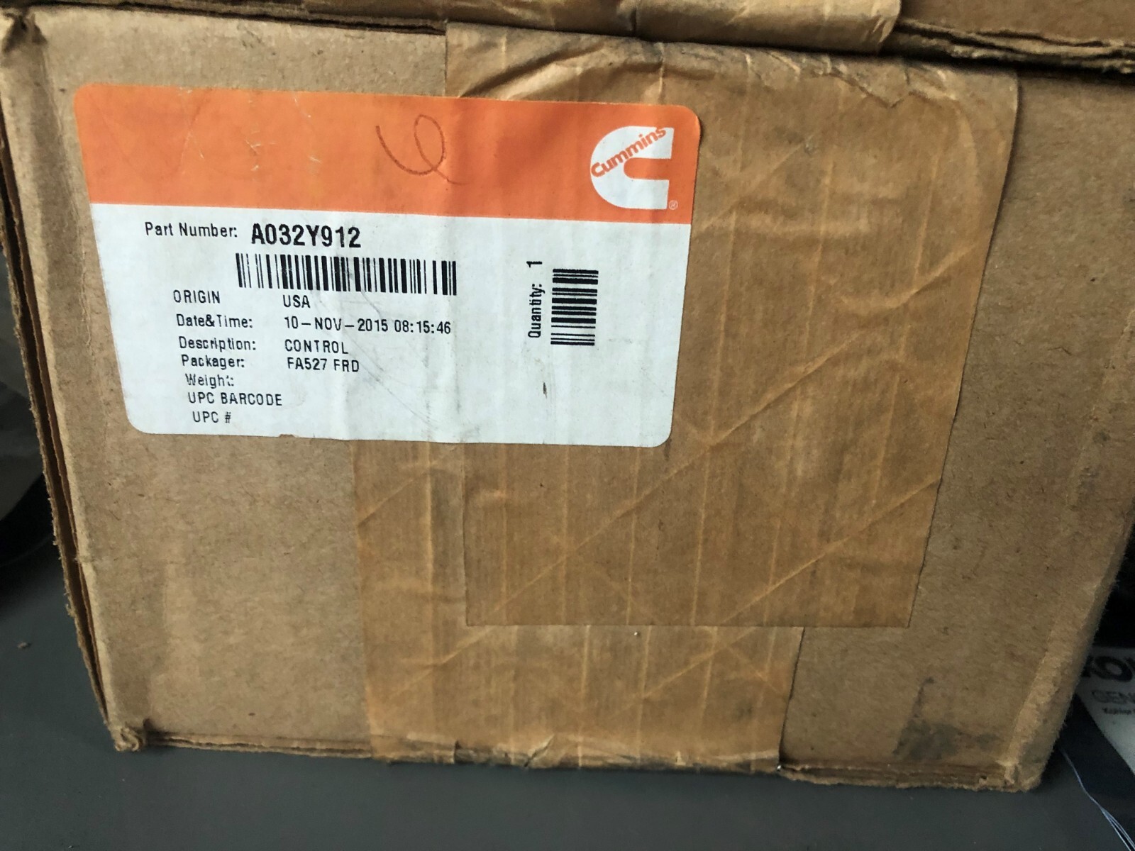 A032Y912 onan controle box A032Y912 | Genuine Cummins Onan Control for ...