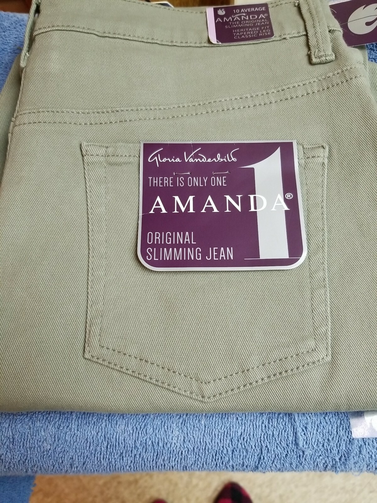 Gloria Vanderbilt Amanda Colored Jeans Assorted Colors & Sizes NWT NEW ...