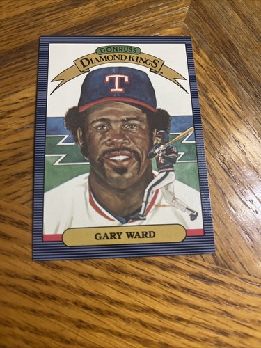 Gary Ward 1986 Donruss Baseball Card #20 Texas Rangers Diamond Kings ...