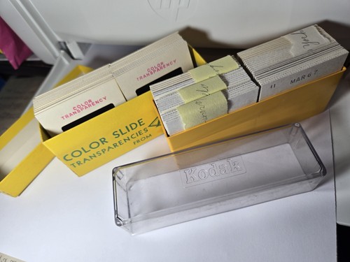 Vintage Slide Boxes With Slide photos from 1967 | eBay