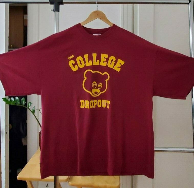 Authentic Kanye West Vintage College Dropout Tour T-S… - Gem