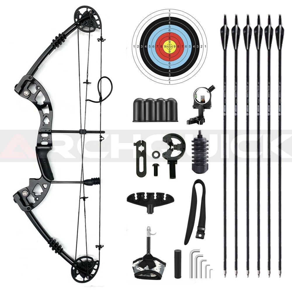 Junxing M131 20-55LBS Compound Bow Archery Sports Hunting Targeting RH ...