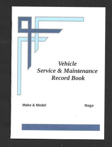 VEHICLE SERVICE BOOK,CAR MAINTENANCE RECORD Lot A9 | eBay