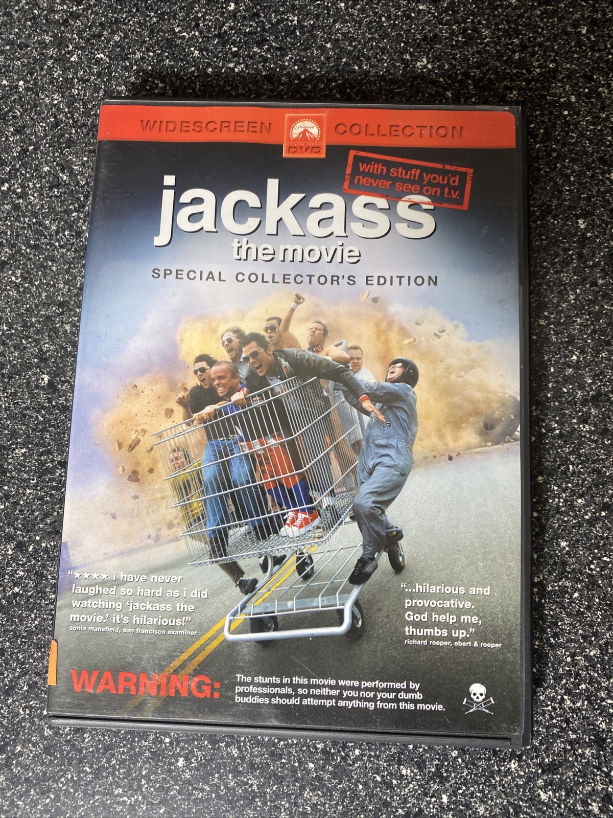 Jackass The Movie (DVD, 2002, Unrated Special Collectors Edition) - F0224 | eBay