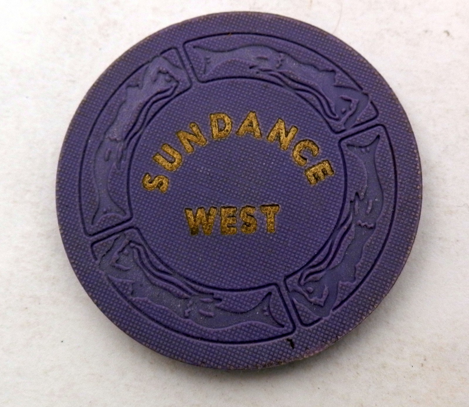 $500 Sundance West Casino Gaming Poker Chip Las Vegas Nevada 1976 ...