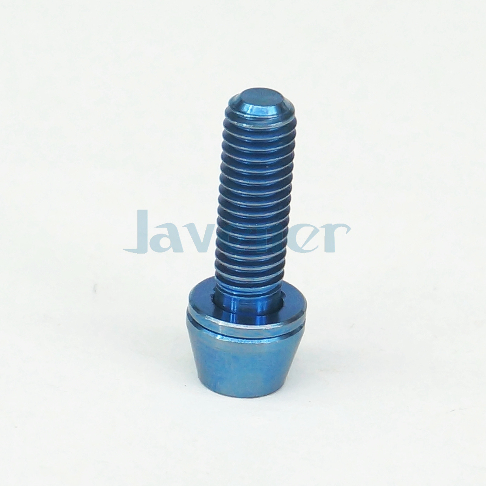 2pcs M5 16/18/20mm Long GR5 Titanium Bike Screw Taper Cone Head Bolts ...