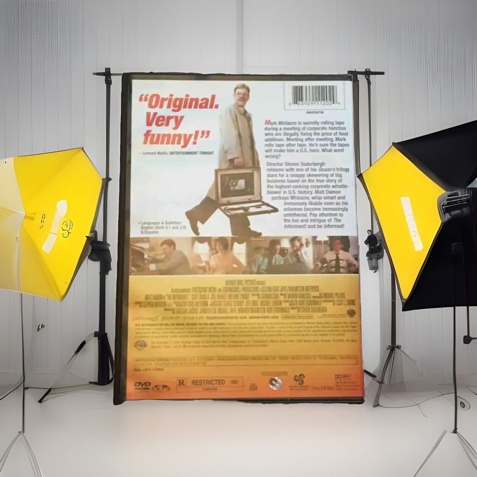 The Informant DVD 2009 Matt Damon Lucas McHugh Carroll Scott Bakula ...