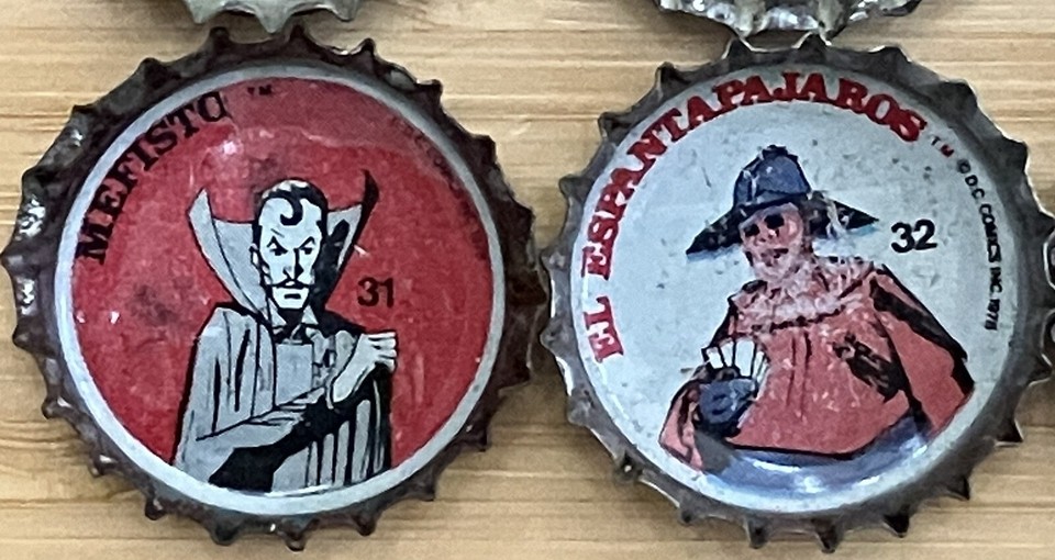 DC Comics Pepsi Complete Set of 36 Bottle Caps - 1978 Argentina ...
