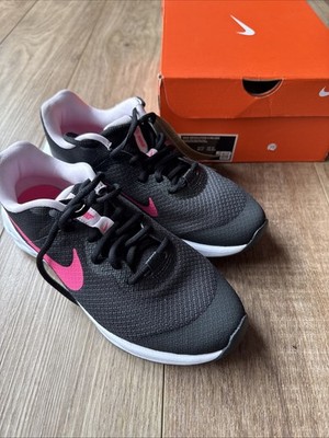 Nike Black/Pink Revolution 6 NN (GS) Trainers Kids Size 6Y (DD1096-007 ...