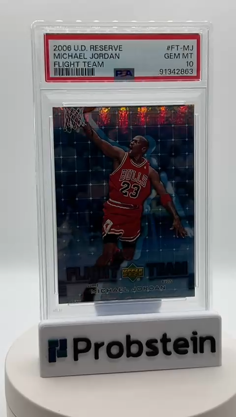 2006-07 UD Reverse Flight Team #FT-MJ Michael Jordan Chicago Bulls HOF ...