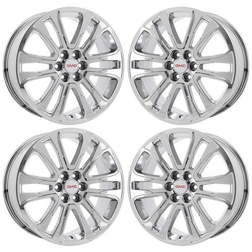 20" GMC ACADIA PVD BRIGHT CHROME WHEELS-C RIMS FACTORY OEM 5800 ...