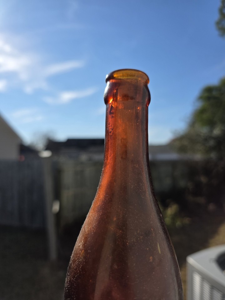 HARRIS LITHA WATER / HARRIS SPRINGS / S. C. - Aqua Amber Antique Bottle ...