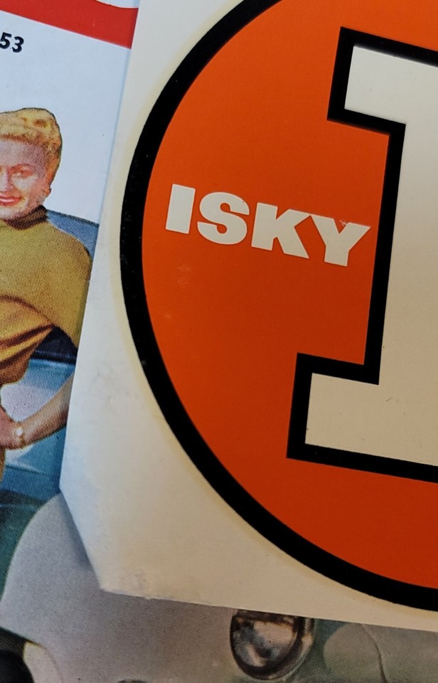 Original VINTage 5" ISKENDERIAN water DECAL Hot Rod BONNEVILLE nhra ...