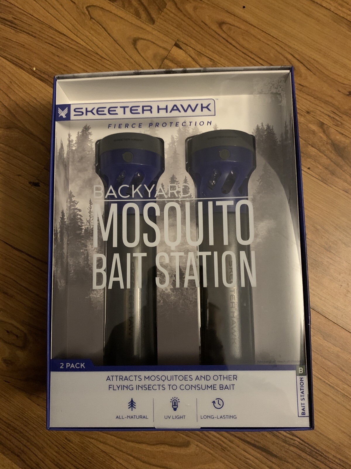 2 PACK SKEETER HAWK BACKYARD MOSQUITO BAIT STATION - FLYING INSECTS ...