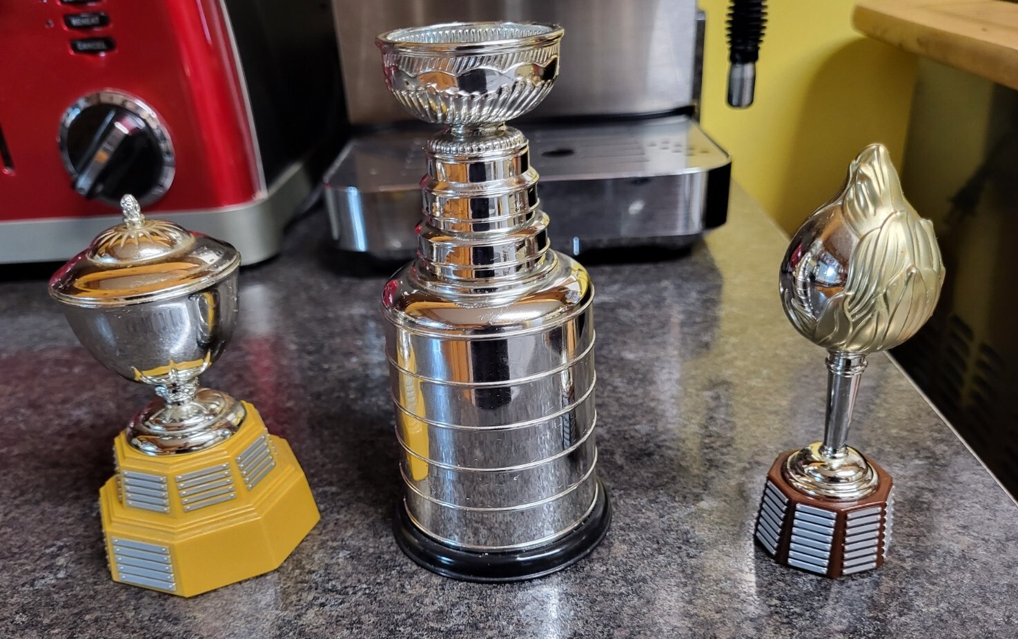 Lot Of 3 2004 Mcdonald's NHL Trophies Stanley Cup, Hart, Norris ...