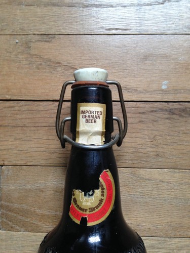 Vintage Altenmunster Amber Beer Bottle Porcelain Cap16 Oz Flordia | eBay