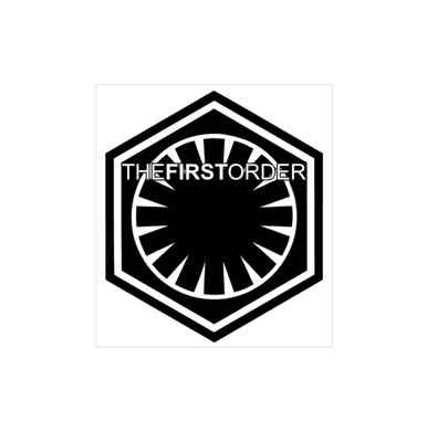 4"x5" The First Order Logo - Star Wars Vinyl Decal Sticker Phone Kylo ...
