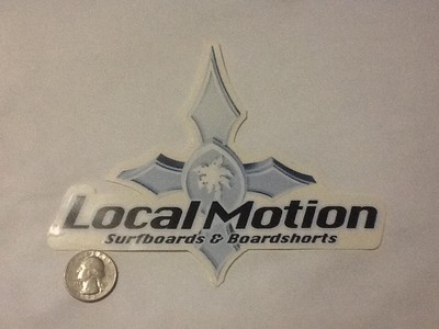 This Vintage Local Motion Surfing Sticker Decal / large | eBay